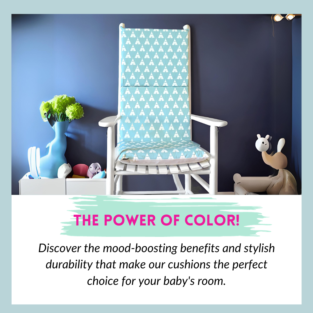 Nursery Design: Brightening Your World with Colorful Rocking Chair Cus ...